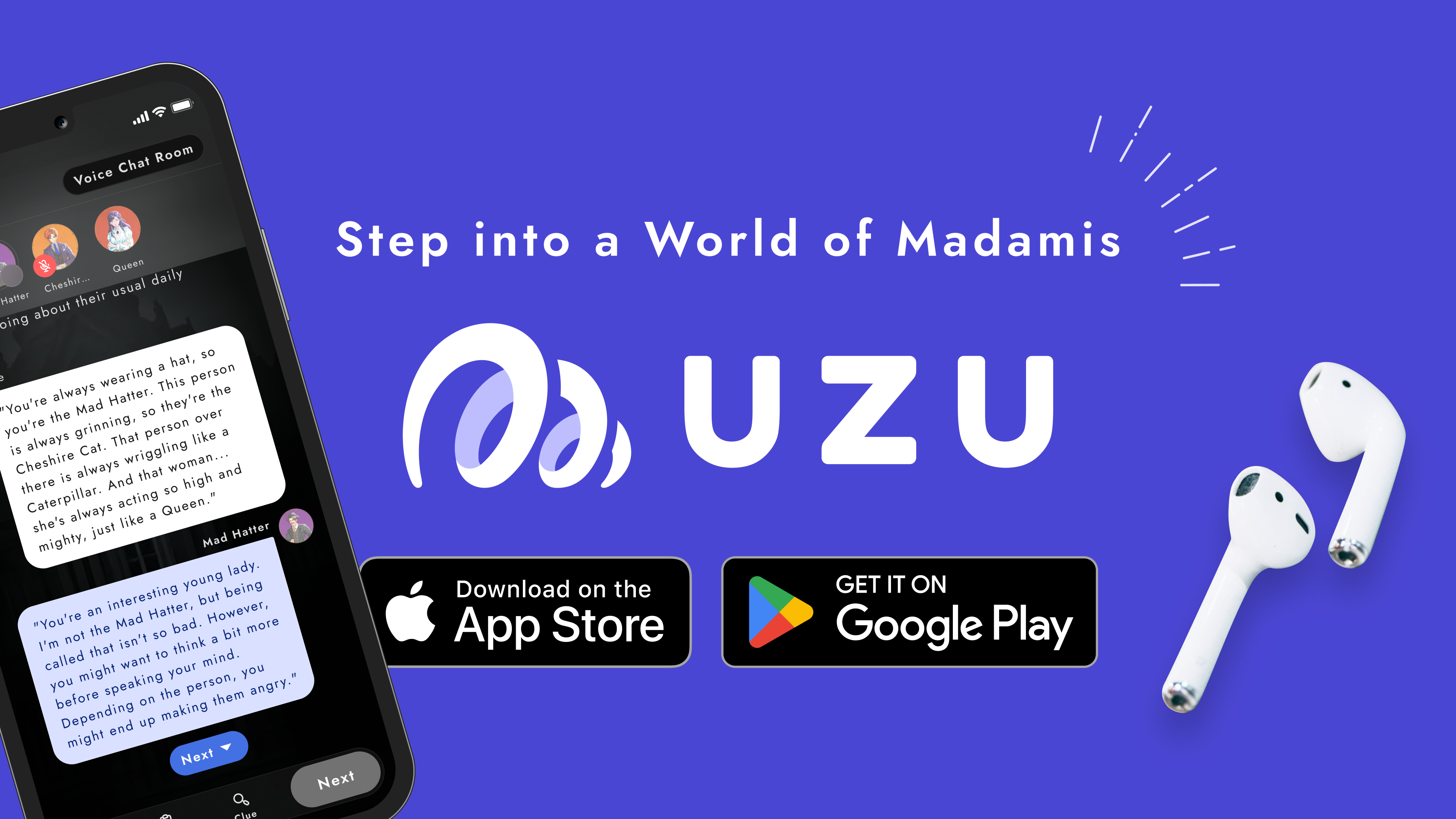 Madamis App [UZU] that can be easily played with just a smartphone